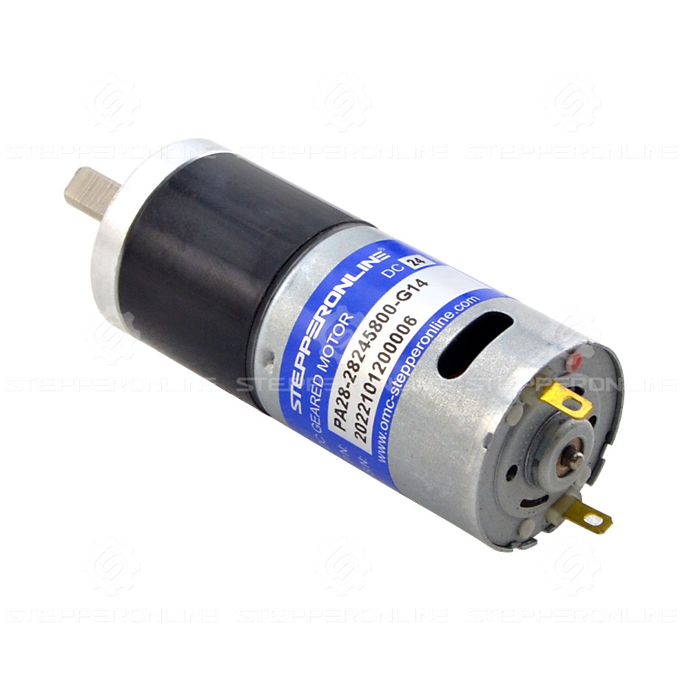 CN On Sale - Brushed 24V DC Gear Motor 0.57Kg.cm/334RPM w/ 13.7:1 Planetary Gearbox - CN-PA28 ...