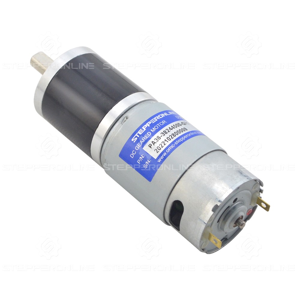 CN On Sale - Brushed 24V DC Gear Motor 11Kg.cm/46RPM w/ 71:1 Planetary Gearbox - CN-PA36 ...