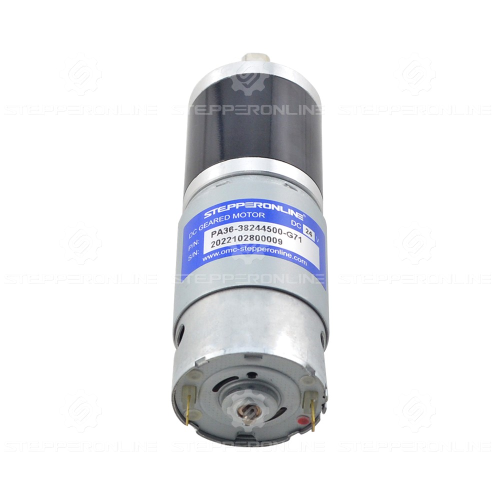 CN On Sale - Brushed 24V DC Gear Motor 11Kg.cm/46RPM w/ 71:1 Planetary Gearbox - CN-PA36 ...